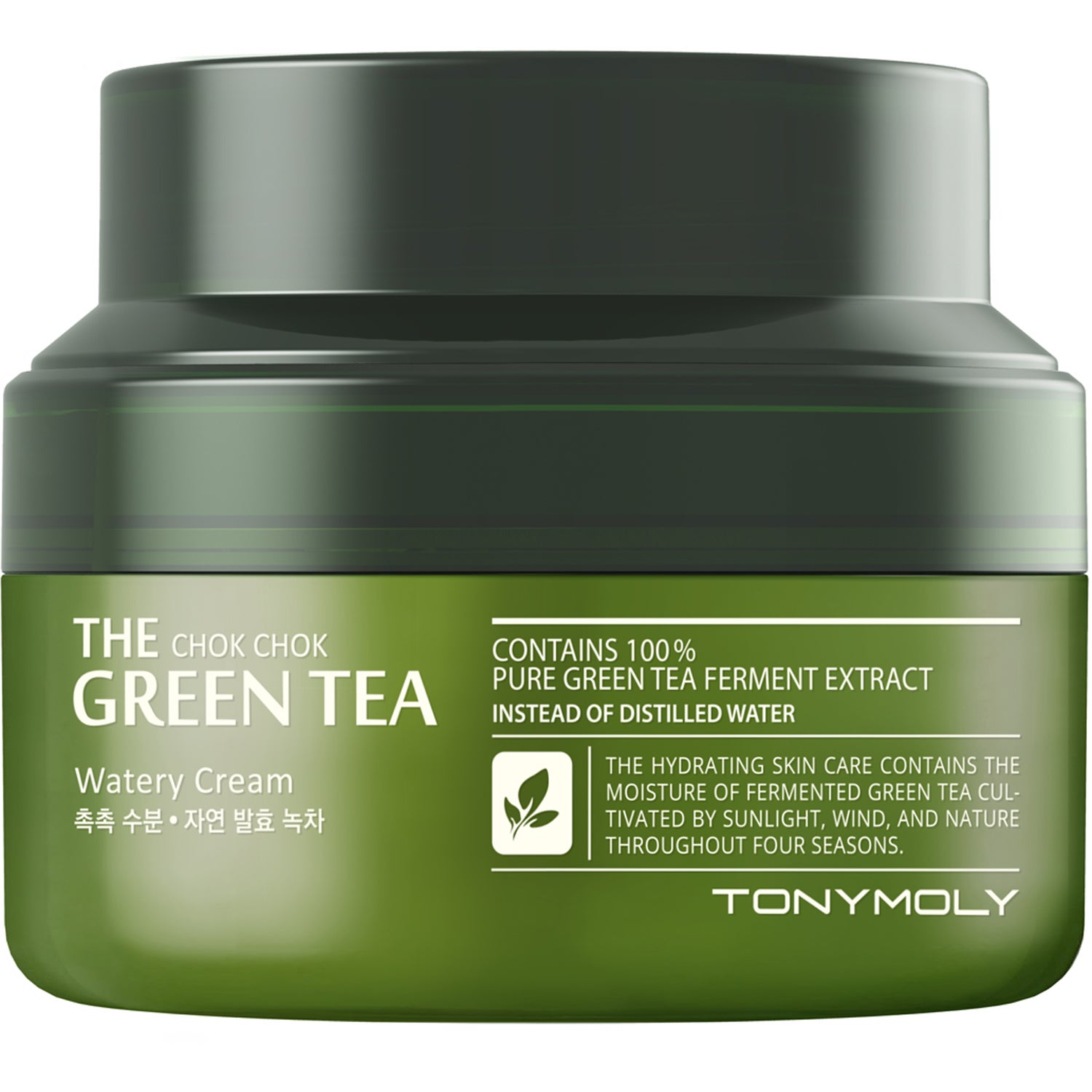 Tonymoly The Chok Chok Green Tea Watery Cream 60 ml | Eleven.se